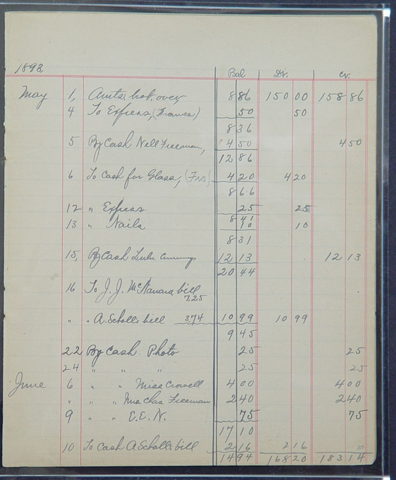 Ledger page · Snow Library